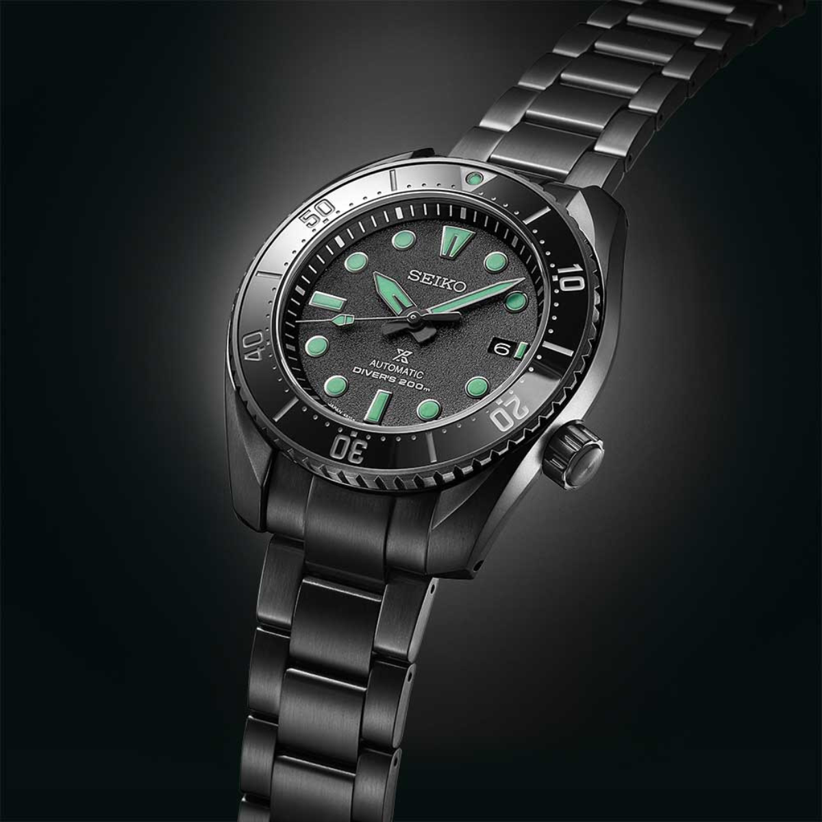 SEIKO Prospex The Black Series Limited Edition Night Vision SPB433 SPB ...